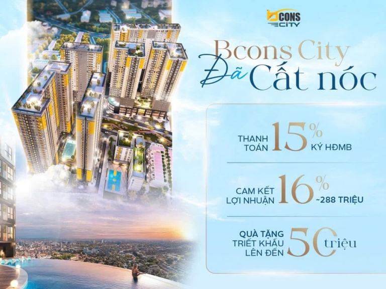 Dự Án Bcons City Thống Nhất Dĩ An Bình Dương Bảng Giá Bán 07/2025 Cập ...